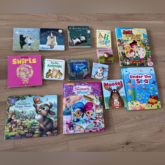 Disney | Toys | Childrens Book Collection 4 Pieces | Poshmark